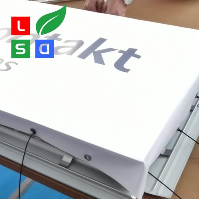 6500K Edge Lit LED Fabric Light Box Frame SEG Backlit Display