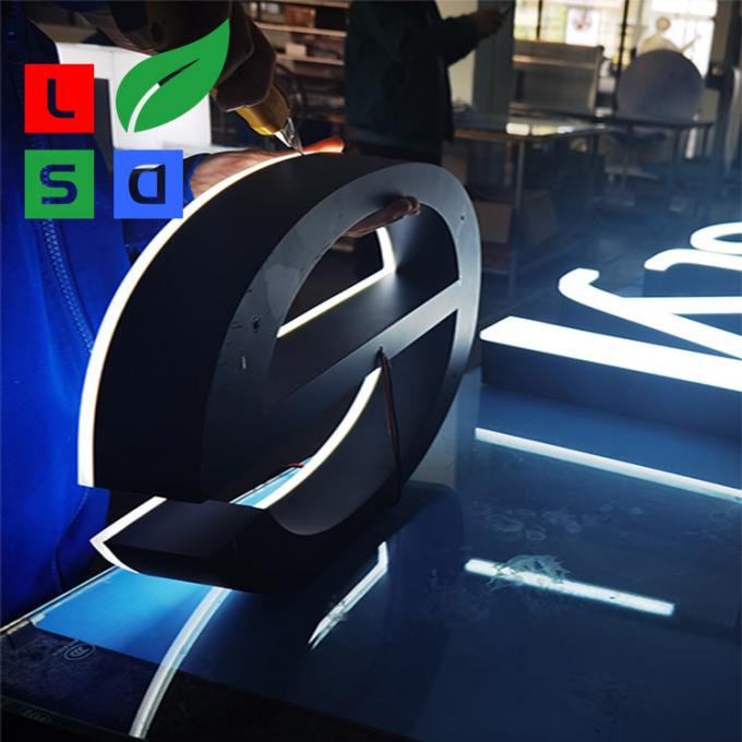 Outdoor DC12V Face Lit LED Logo Signage With Trimless
