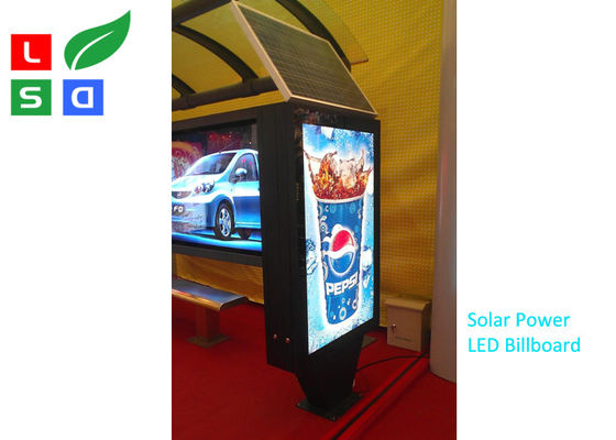 Double Sided 21W Solar Powered Digital Signs 900x600mm Solar Street Signs