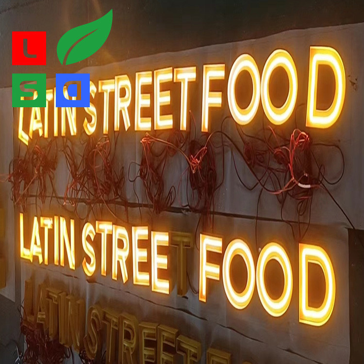 Expose Neon Channel Letter Sign For Logo Branding Exterior Signage System