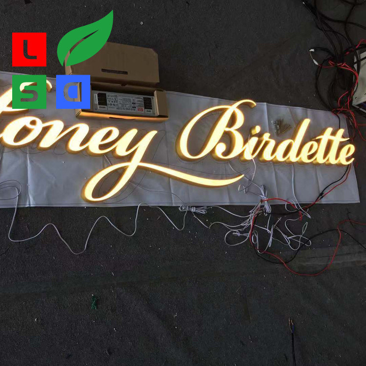2835SMD Front Lit Channel Letter Sign Led Outdoor Letters Frameless