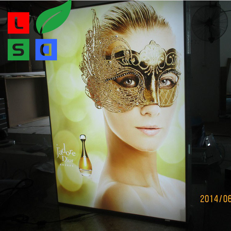 Custom 24VDC Picture Fabric Light Box Frame 28Mm Ultra Thin SEG Frame