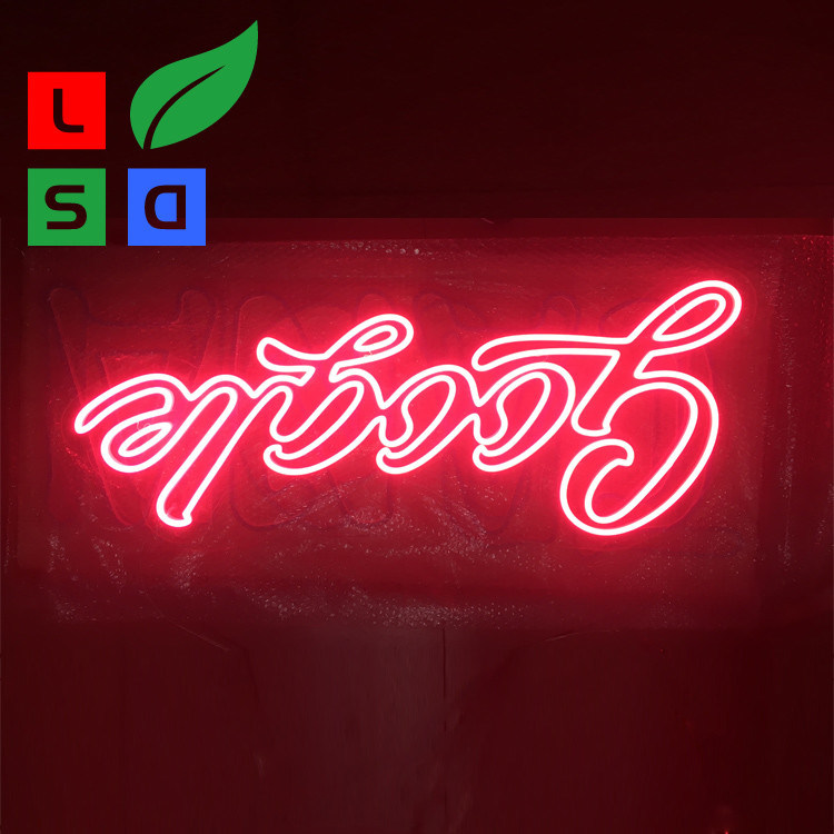 Changeable 24V Wedding Neon Light Sign Personalised Light Up Words