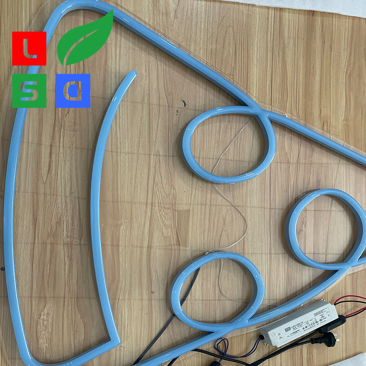 Led Neon Flex Sign Acrylic Faux Neon Sign For Pizza Shop
