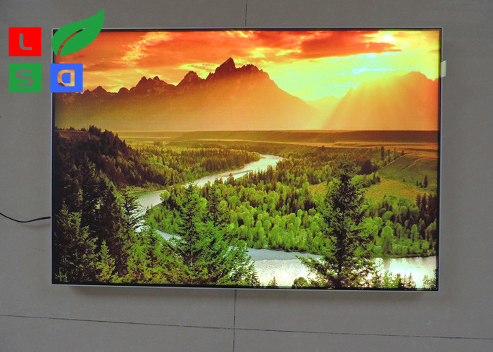 DC 12V / 24V LED Fabric Light Box Frame For Garment Clothes Store Display