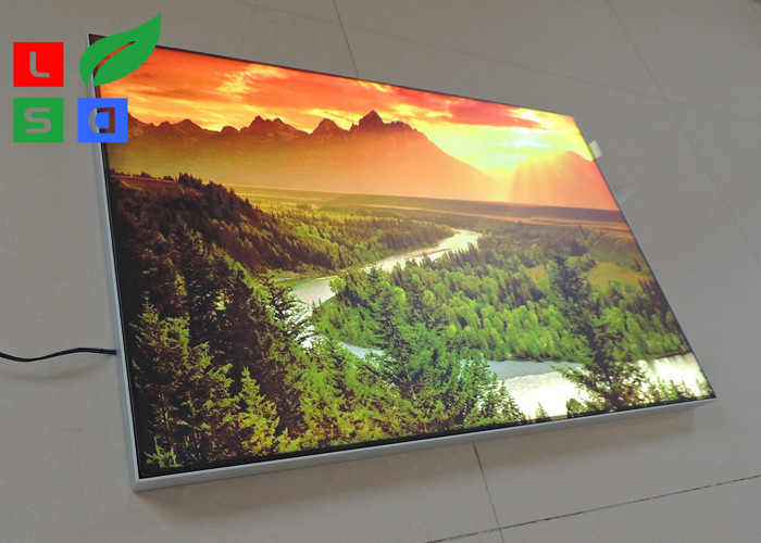 DC 12V / 24V LED Fabric Light Box Frame For Garment Clothes Store Display