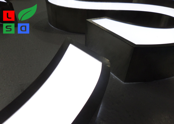 60mm Front Lit Letters 2835SMD 3d Led Acrylic Signage For Outdoor Shop ...