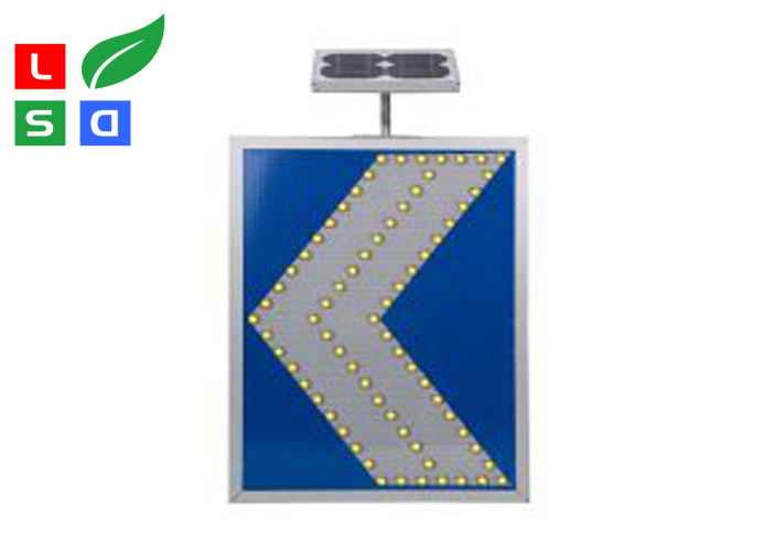 Portable 12V 10W Solar Powered Led Traffic Signs Solar Road Signs For ...