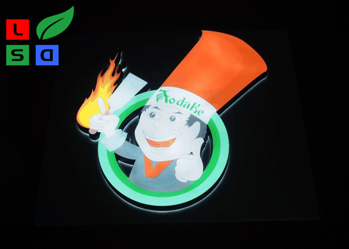 Frameless Front Lit And Backlit Led Light Box LED Blade Sign For Wall ...