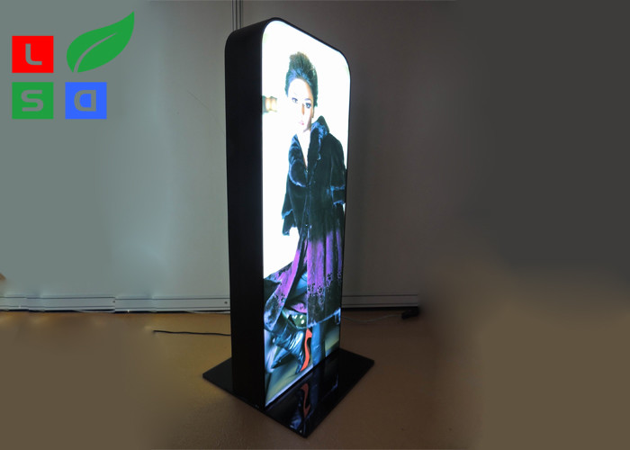 Freestanding Depth 120mm LED Fabric Light Box Frame 1m x 2m Round Corner
