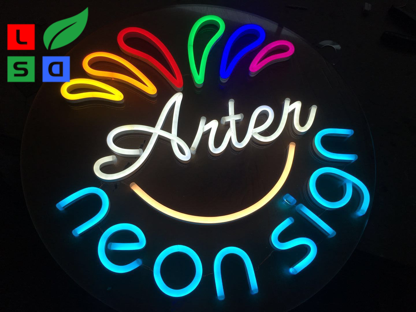 High Quality Colorful Animate Custom Neon Light Signs 3D LED Neon Sign ...