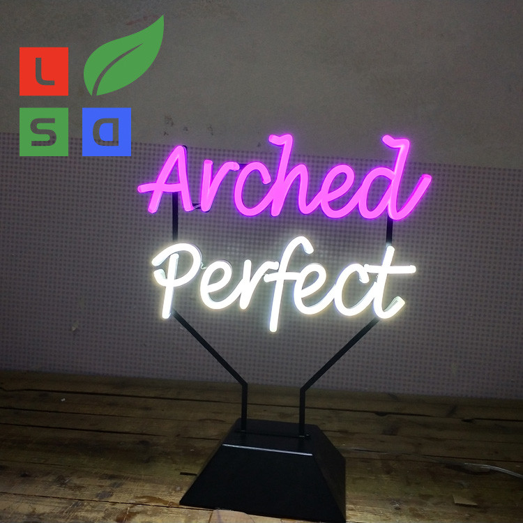 SMD2835 LED Indoor Neon Light Signs Coffee Shop Logo Desktop Neon Sign
