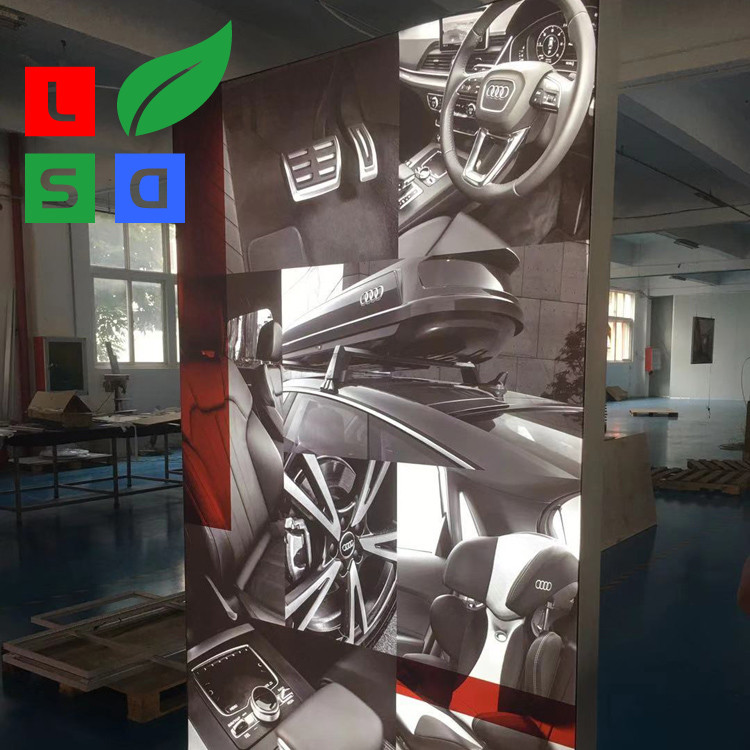 Electric Store LED Textile Light Box , Light Guide Plate Backlit Slim ...