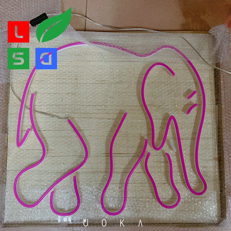 Custom Purple LED Neon Signs 3D Letters For Home Party Decoration ...