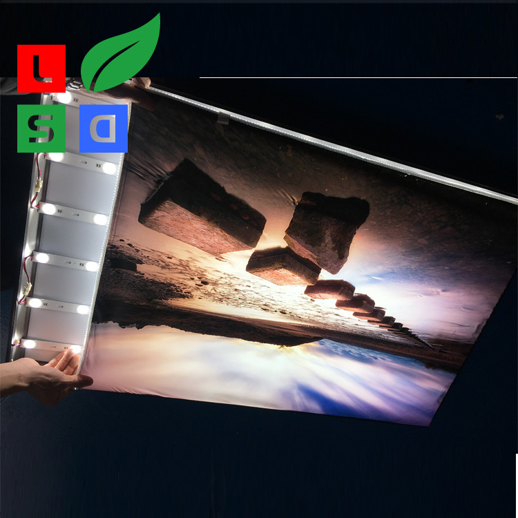 LED Fabric Light Box 45mm Single Sided Backlit Style Light Box