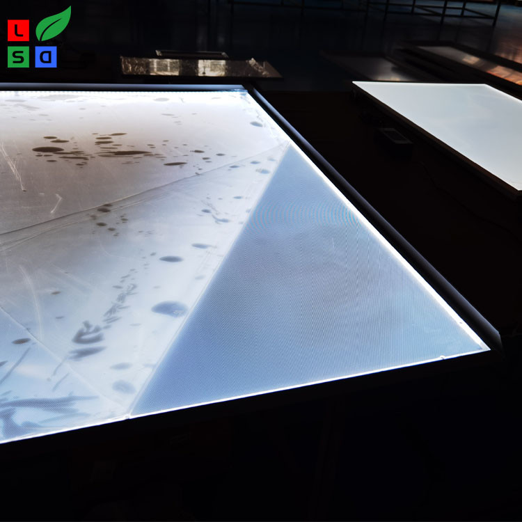 Large Format 6500K 8mm LED Guide Light Plate For Making Poster Frame