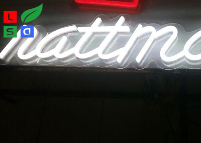 Neon Flex LED Channel Letter Signs Front - Lit With Clear Acrylic Back ...